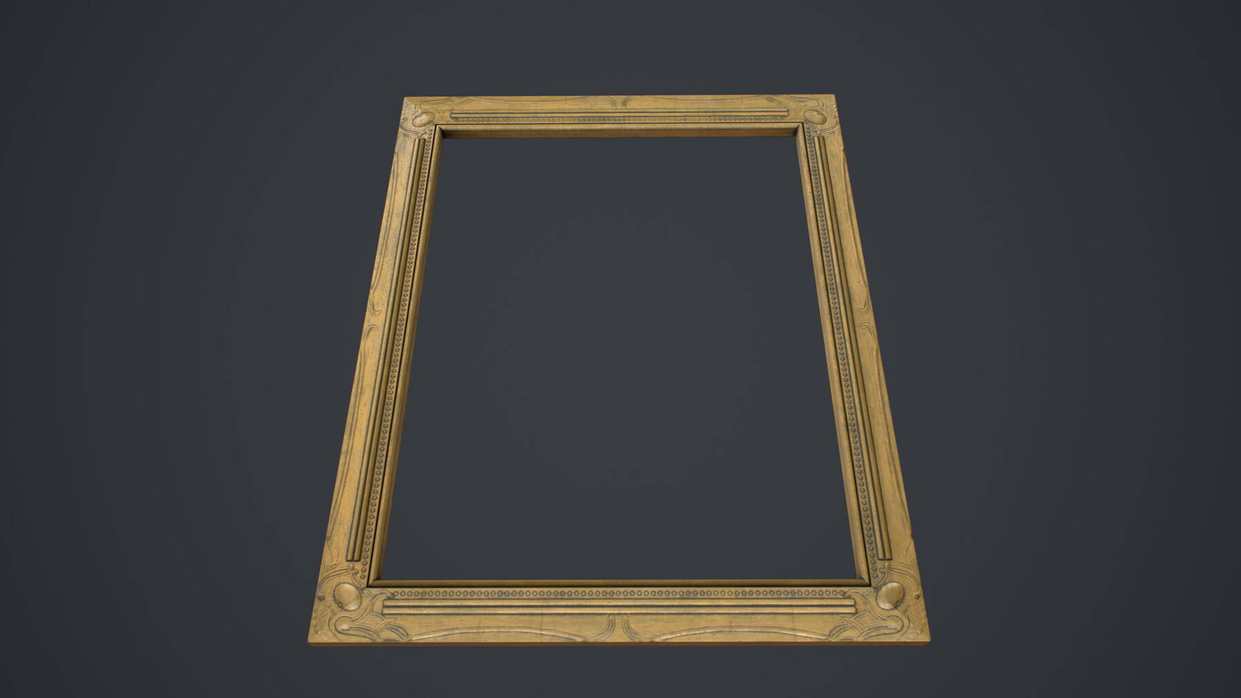 ArtStation - Golden Picture Frames Set | Game Assets