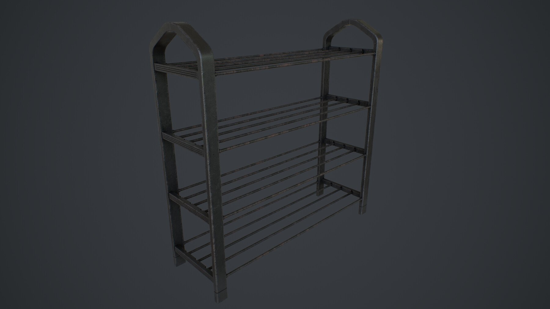 ArtStation - Metal Used Shoe Rack | Game Assets