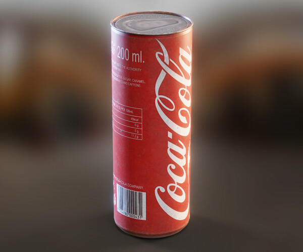 ArtStation - Coca-Cola Generic Soda Can | Game Assets