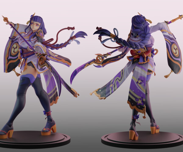 ArtStation - Raiden shogun | Resources