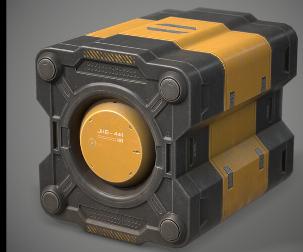 ArtStation - Sci Fi Crate Game engine | Game Assets