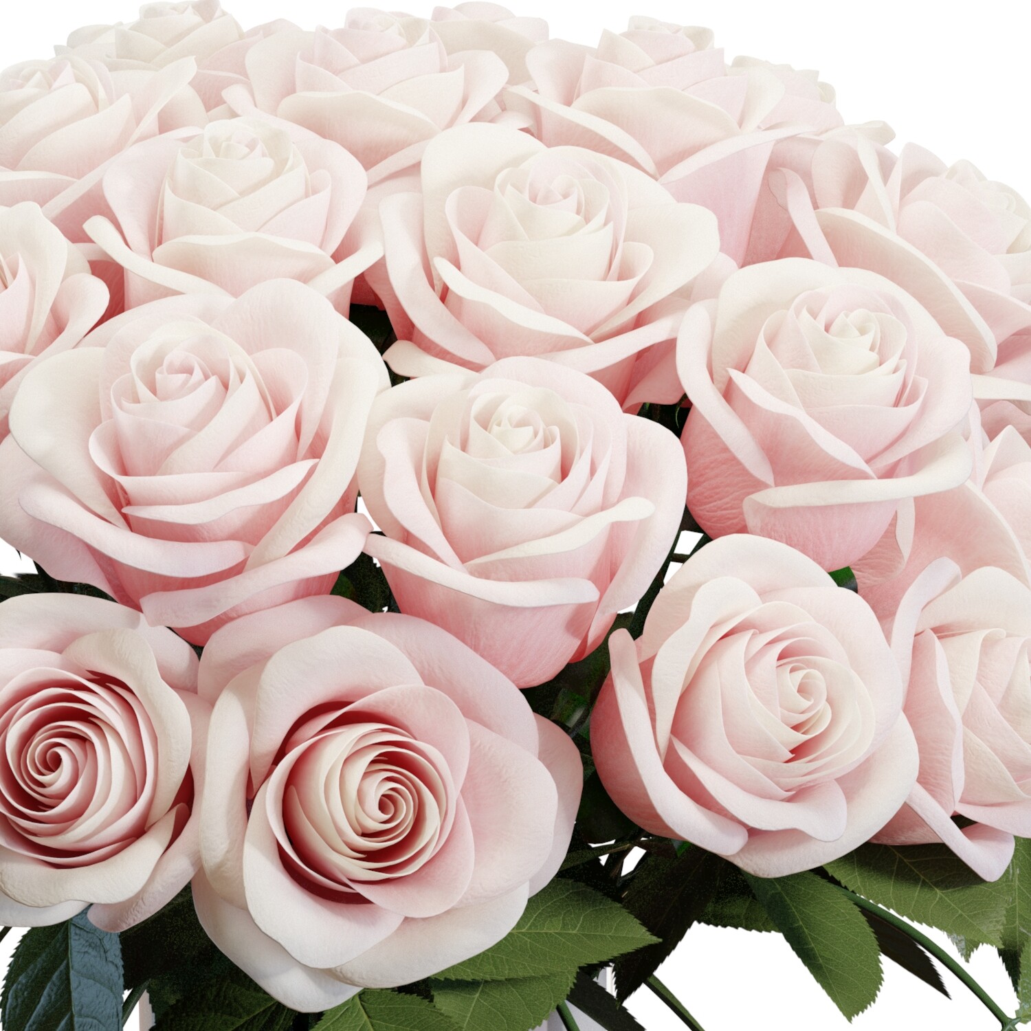 ArtStation - Flower Set 09 / Light Pink Roses Bouquet | Resources