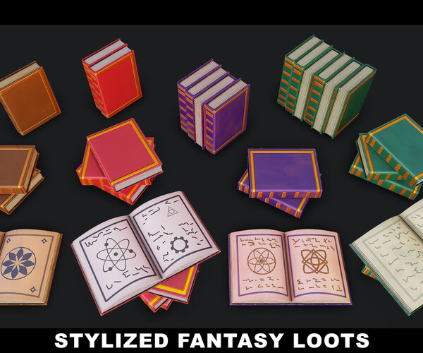 ArtStation - STYLIZED - Fantasy Loots Pack ( Unity ) | Game Assets