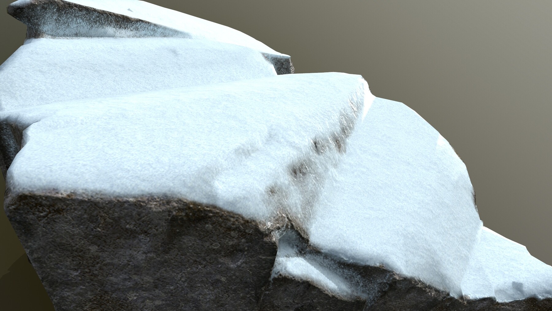 ArtStation - snow rocks | Game Assets