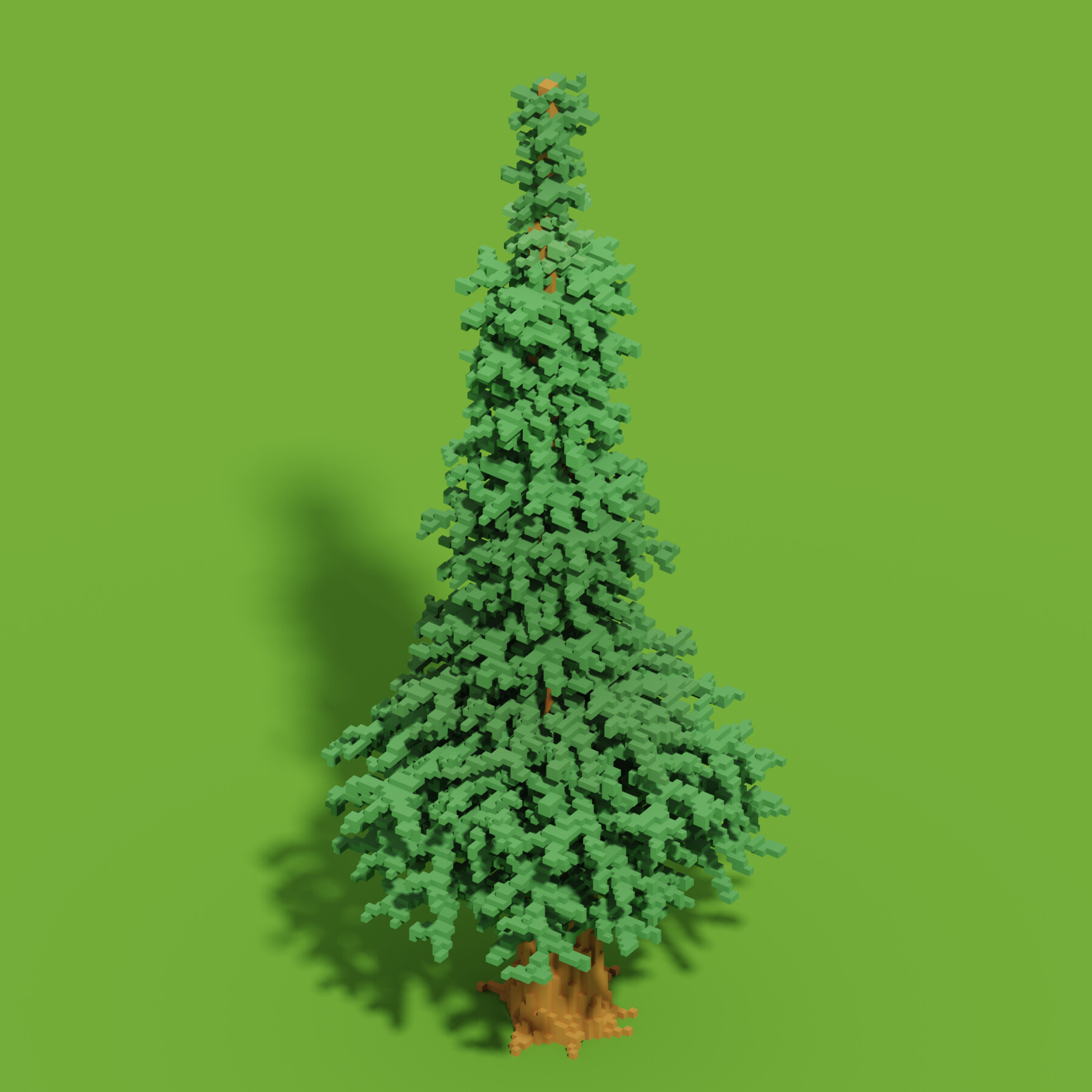 ArtStation - Voxel Pine Tree | Game Assets