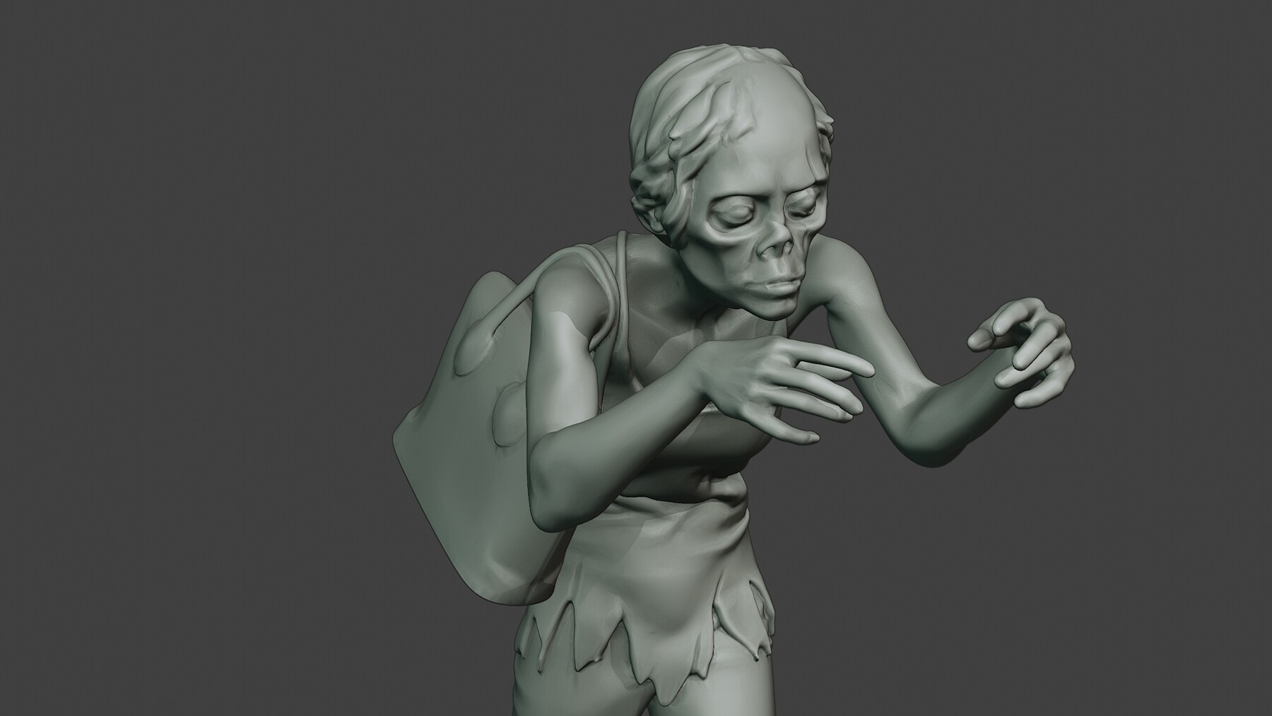 ArtStation - Casual Zombie Female CZ1 0001 | Resources