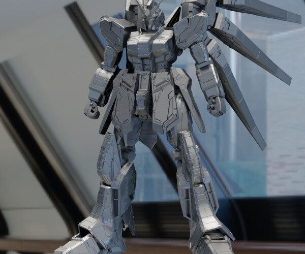 ArtStation - 4 ROBOT 3d model kit SET for GAME,ANIMATING,MODElING ...