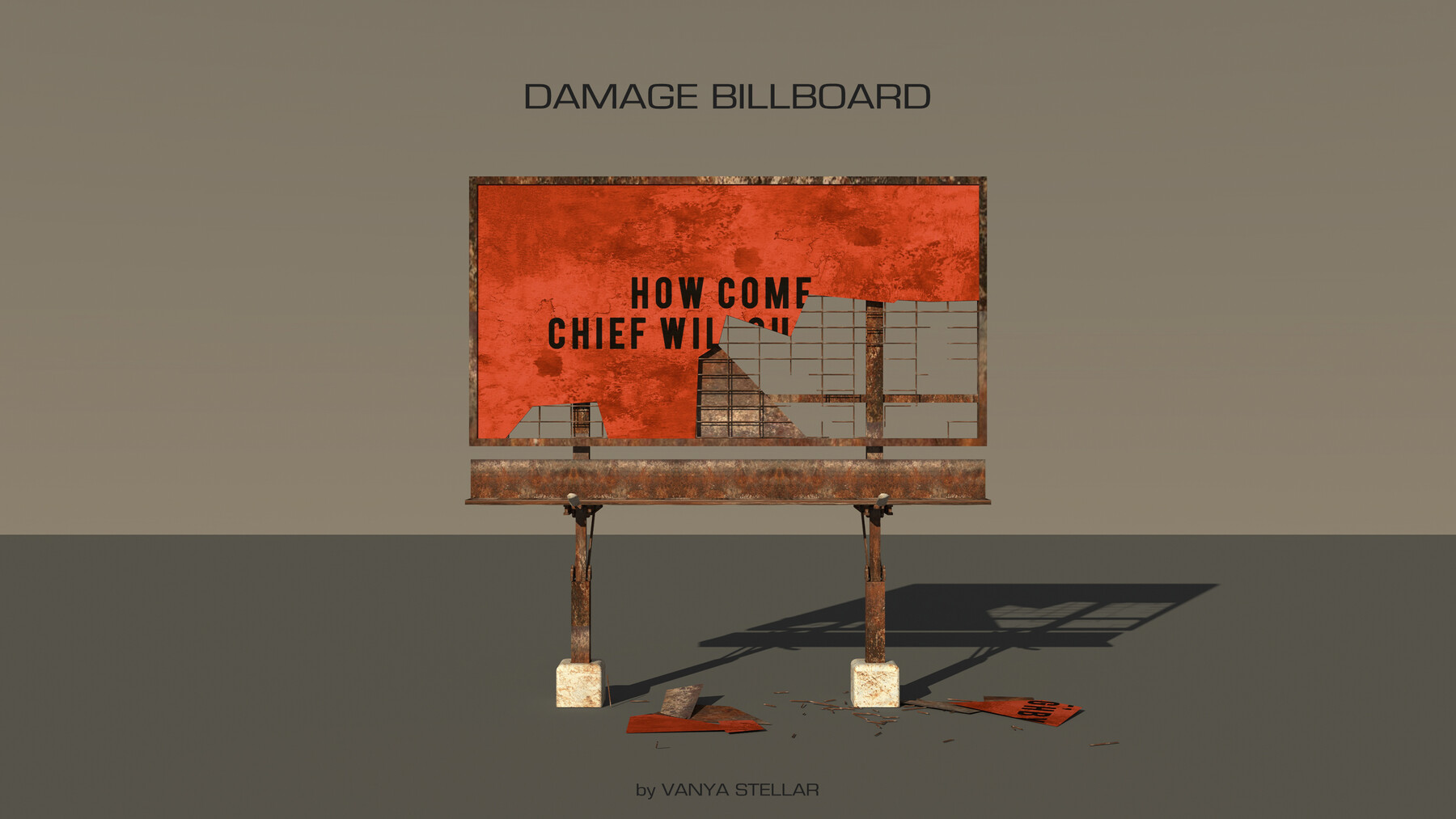ArtStation - Damage Billboard 2P | Resources