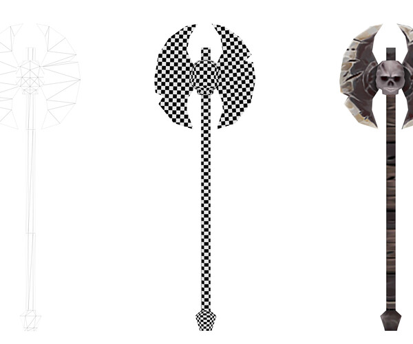 ArtStation - Fantasy Stylized axe| Stylized axe | hand painted axe ...