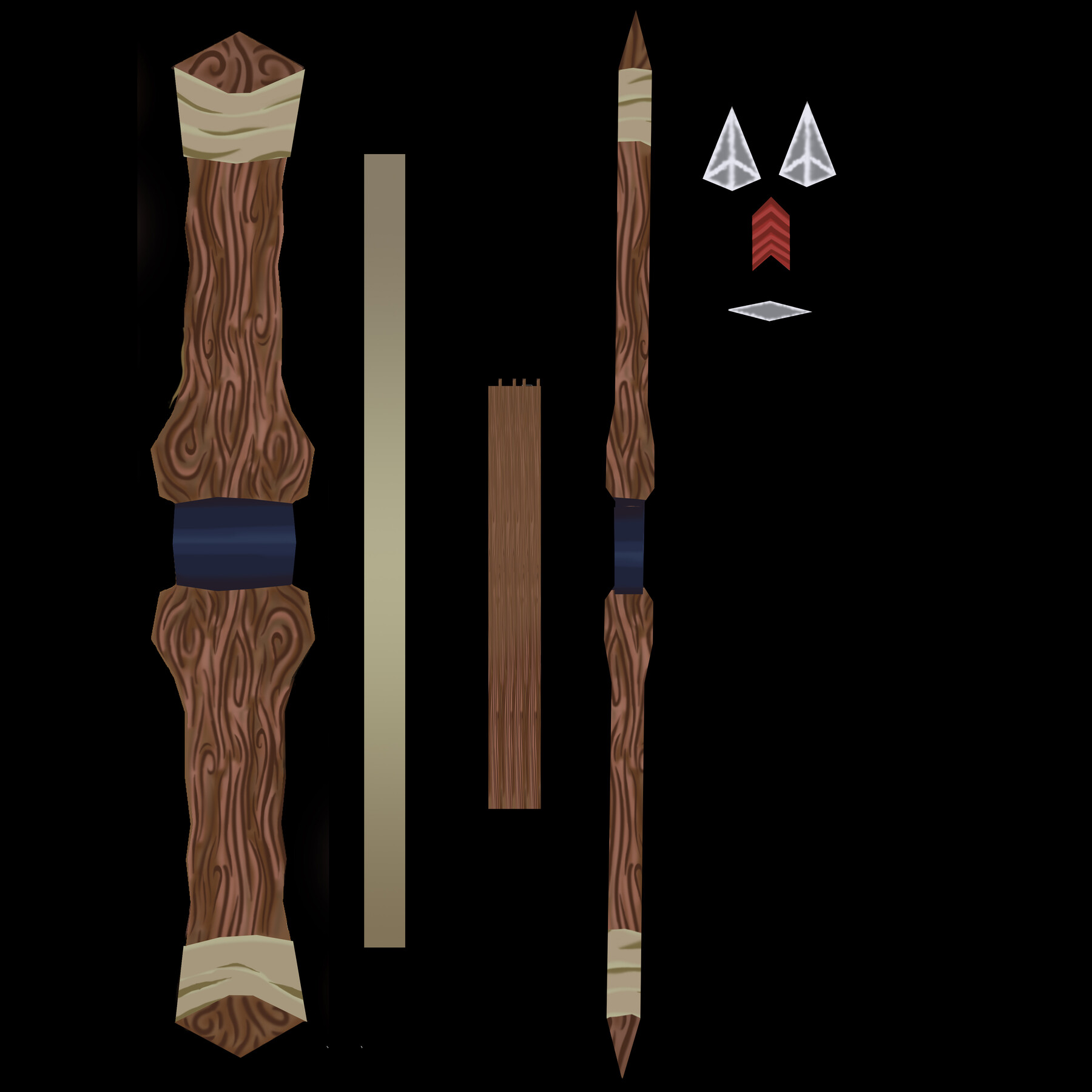 ArtStation - Fantasy Stylized bow and arrow| Stylized bow and arrow ...