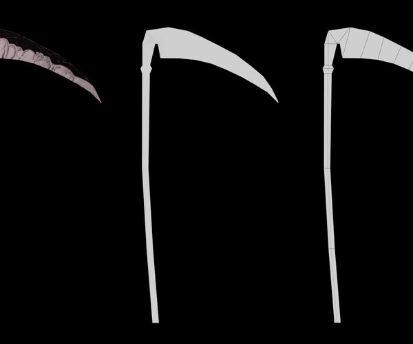 ArtStation - Fantasy Stylized scythe| Stylized scythe | hand painted ...