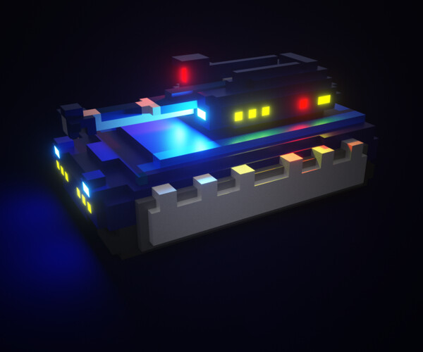 ArtStation - voxel tank | Game Assets