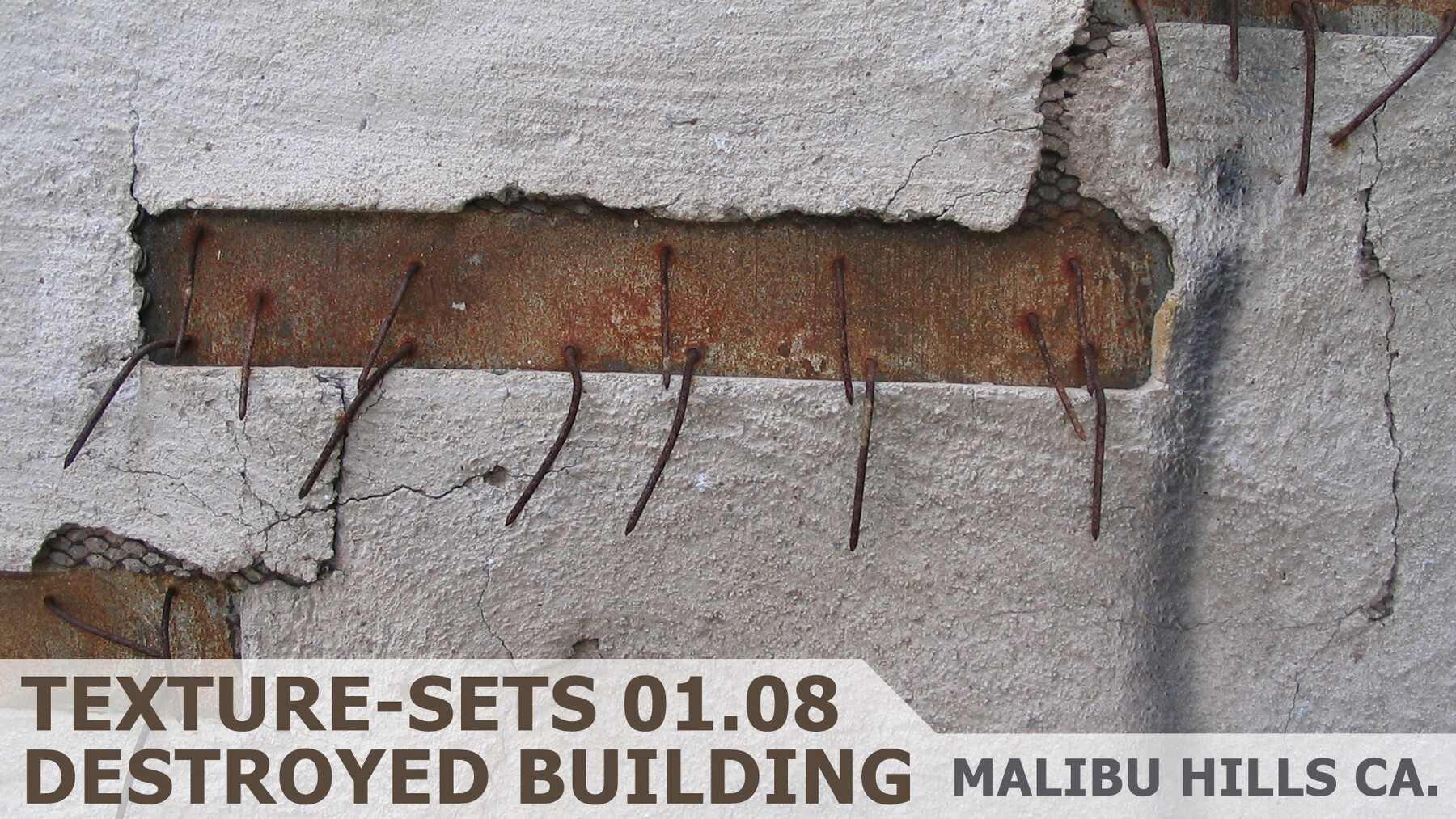 ArtStation - FREE! Crumbled-01 : Destroyed Building Ref. / Textures ...