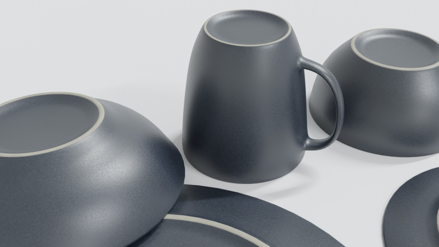 ArtStation - Tableware Set 3D Model | Resources