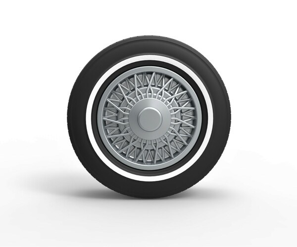ArtStation - Diecast wire wheel 2 Scale 1 to 10 | Resources