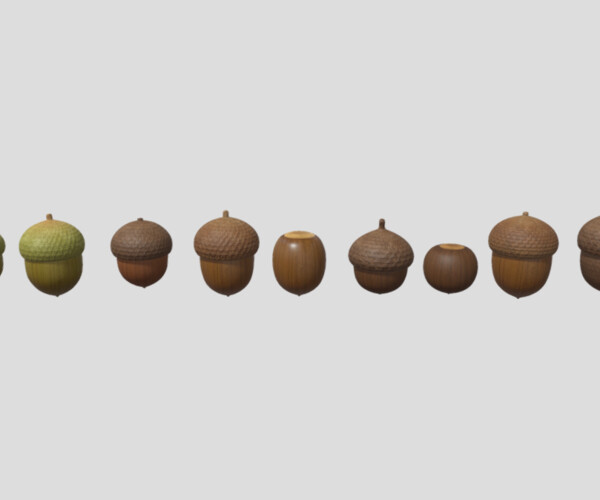 ArtStation - acorn | Game Assets