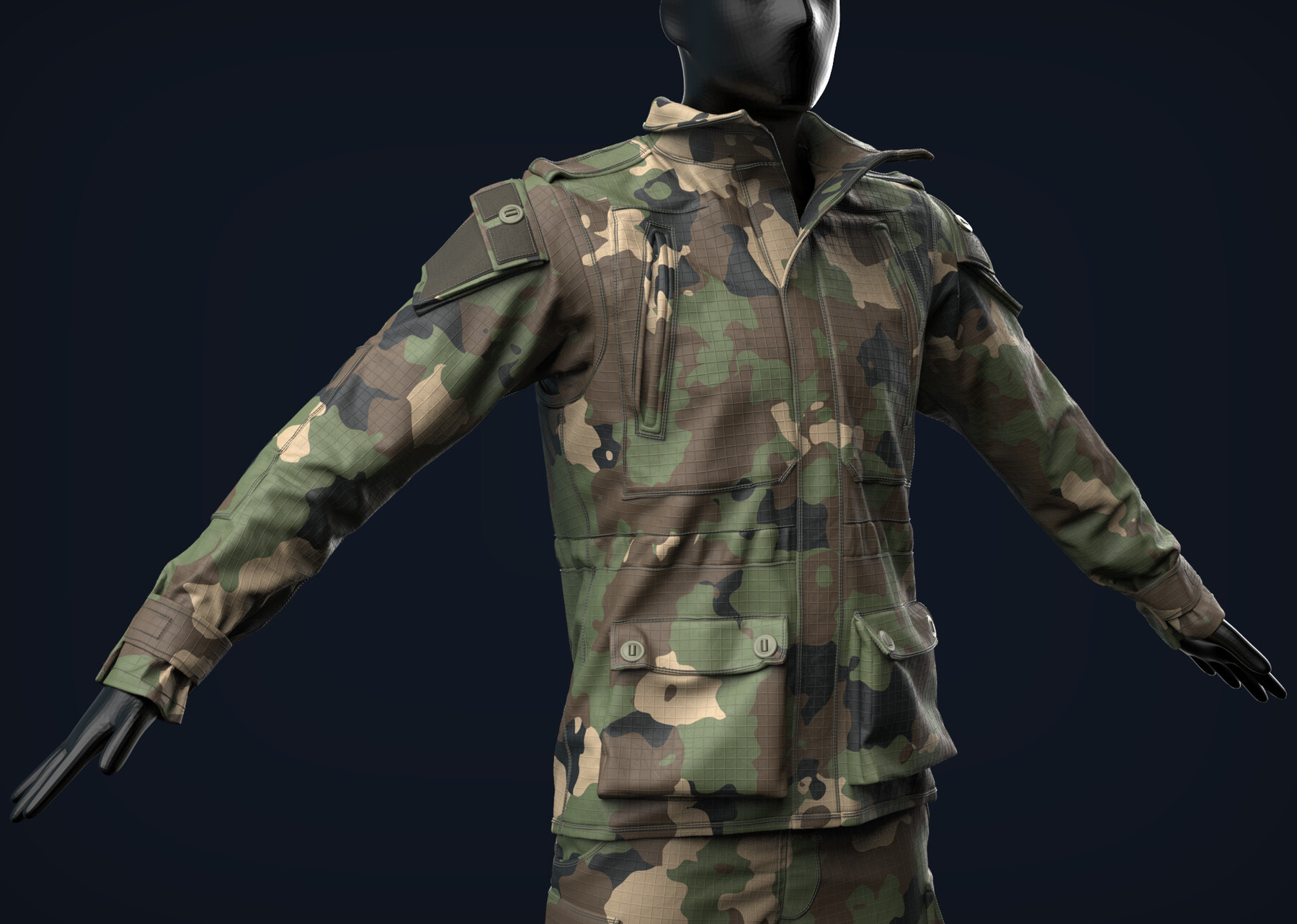ArtStation - Military uniform FELIN | Resources