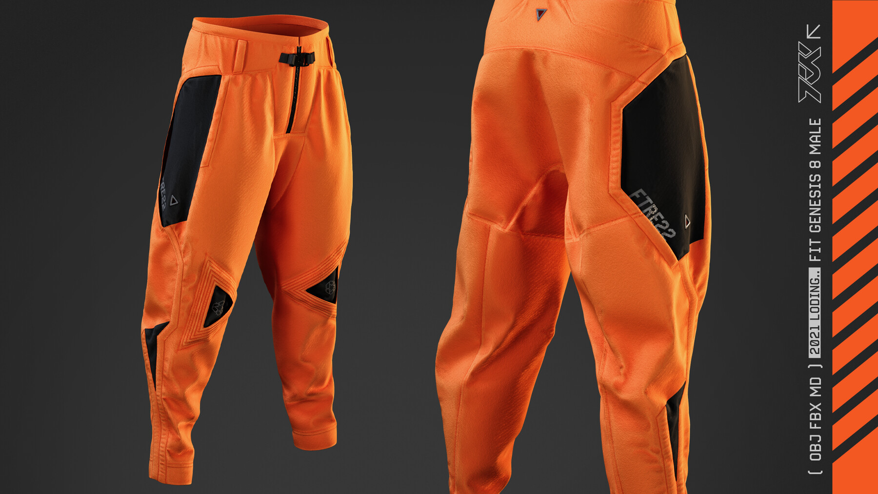 ArtStation - tech wear pants | Game Assets
