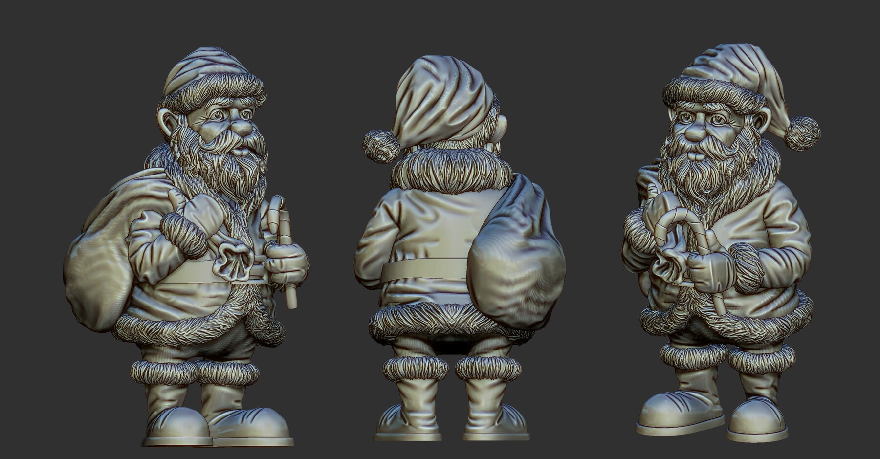 ArtStation - santa claus 3D print Model | Tutorials