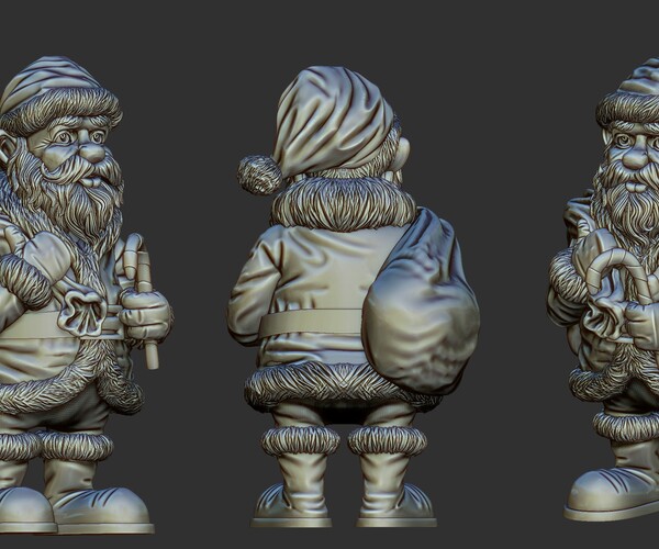 ArtStation - santa claus 3D print Model | Tutorials