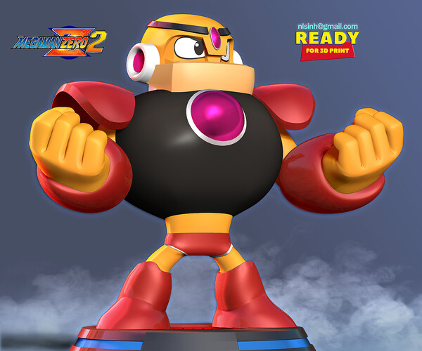 ArtStation - Guts Man - Mega Man Fanart | Resources