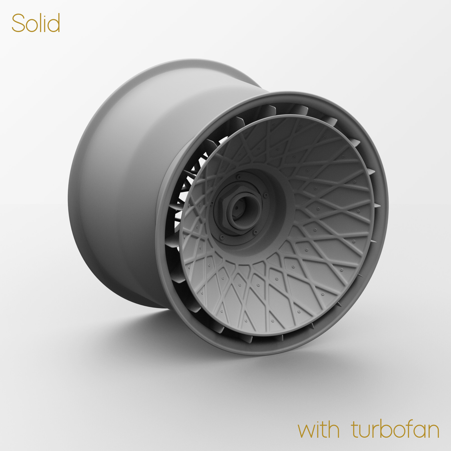ArtStation - BBS E57 Turbofan 19" Rim/Wheel Porsche 935 3D Model ...