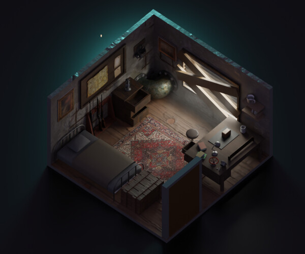 ArtStation - Bunker room | Game Assets ArtStation - Bunker room | Game Assets