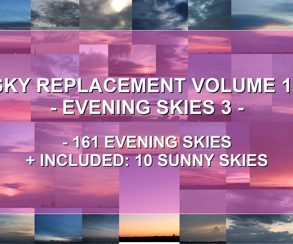 ArtStation - Sky Replacement Volume 10 Evening Skies | Resources