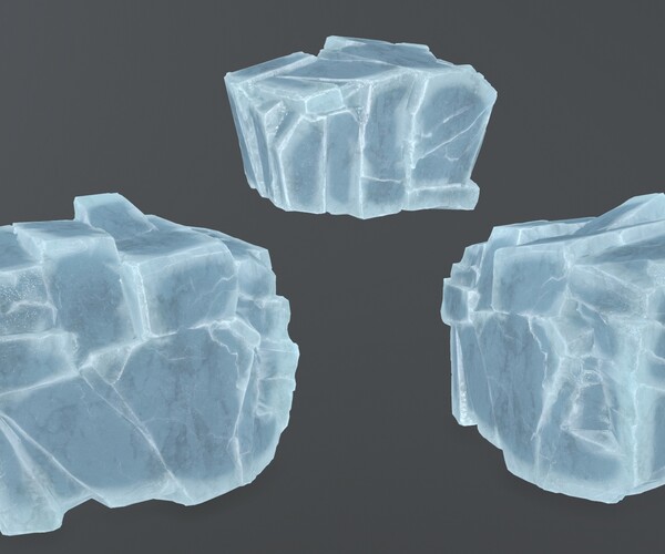 ArtStation - ice rocks | Game Assets