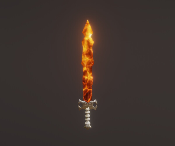 ArtStation - Magma Sword - Fire Sword | Game Assets