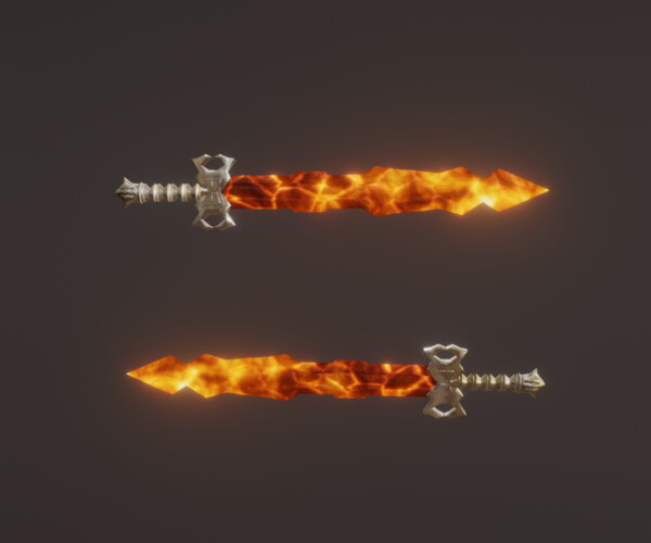 ArtStation - Magma Sword - Fire Sword | Game Assets