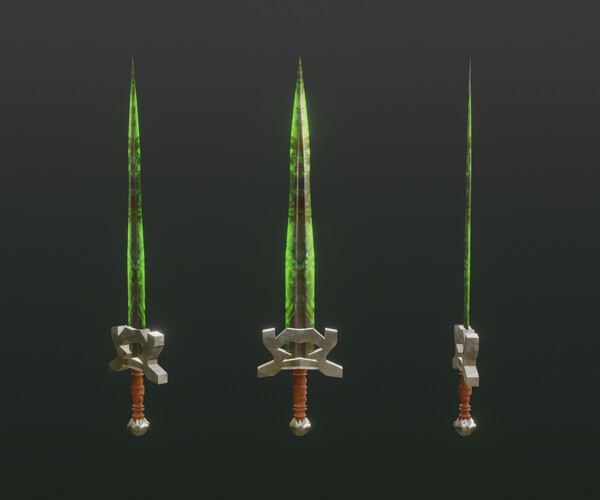 ArtStation - Poison Sword - Elemental Sword | Game Assets
