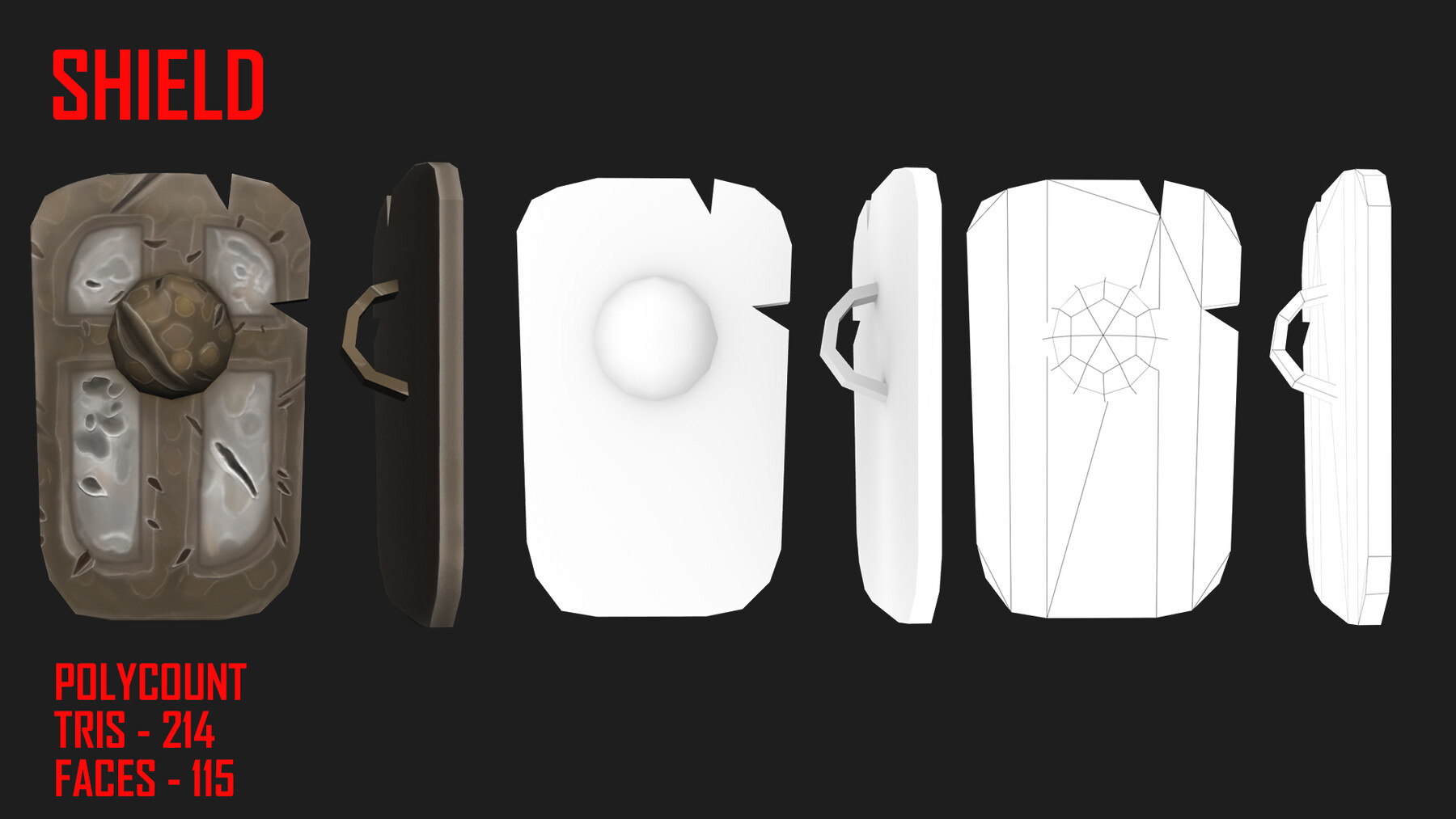ArtStation - stylized shield |shield | #shield | Game Assets