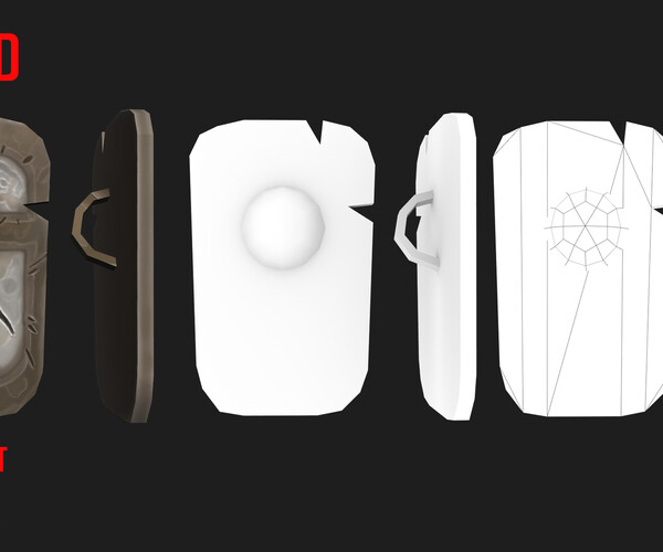 ArtStation - stylized shield |shield | #shield | Game Assets