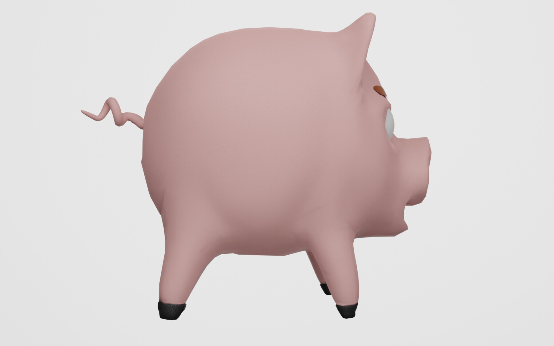 ArtStation - Piglet Wilson low-poly | Game Assets