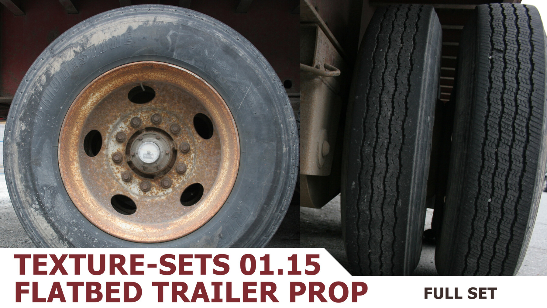 ArtStation - Flatbed Trailer Texture Set | Resources