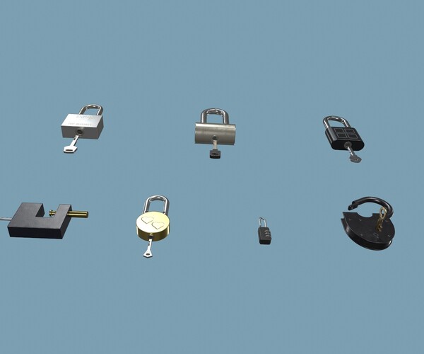 ArtStation - Padlocks Pack | Game Assets