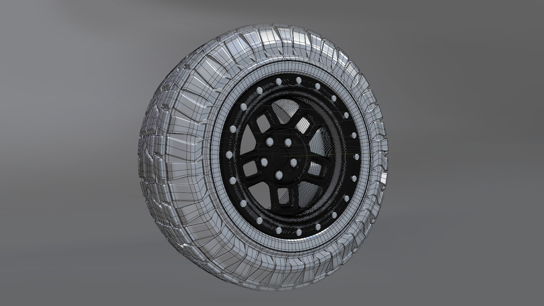 ArtStation - Offroad Wheel | Game Assets