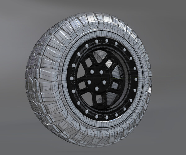 ArtStation - Offroad Wheel | Game Assets