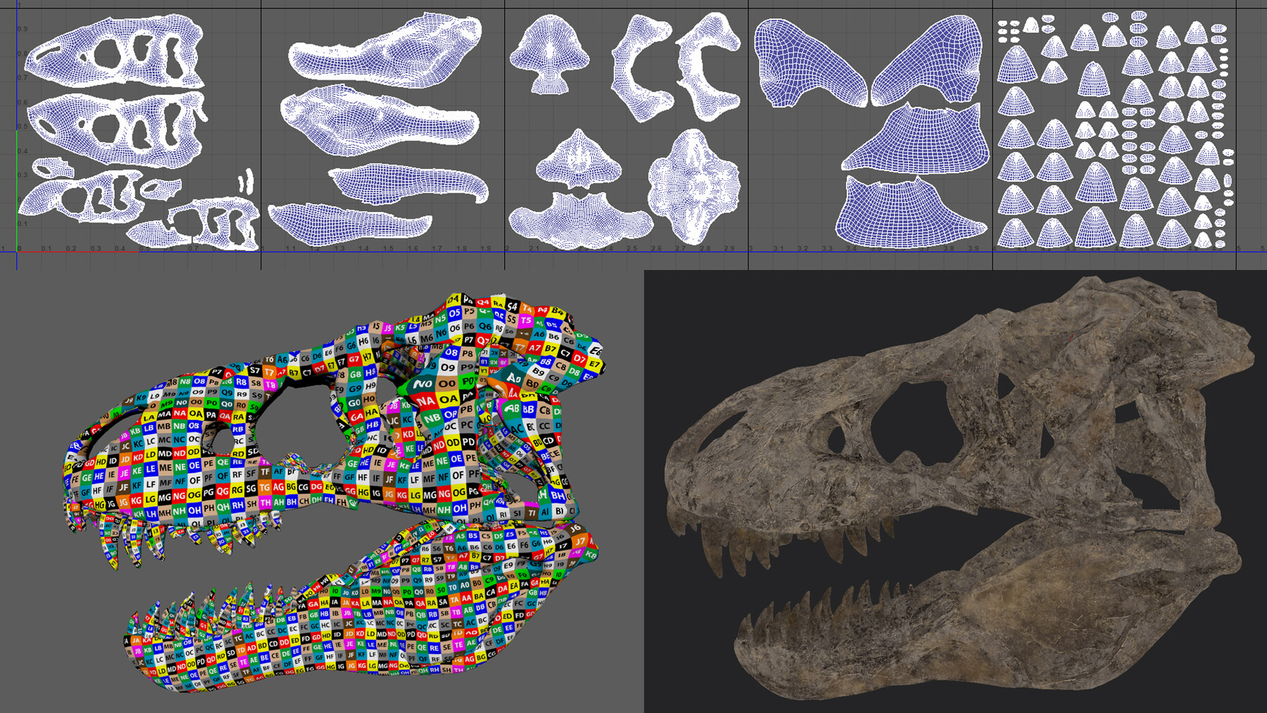 ArtStation - T-rex skull | Resources