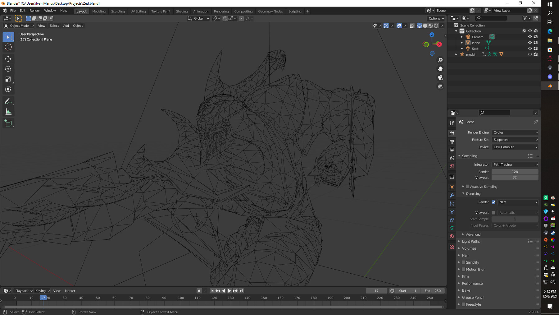 ArtStation - Zed Character | Game Assets
