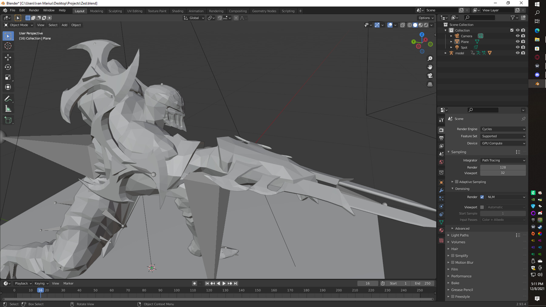 ArtStation - Zed Character | Game Assets