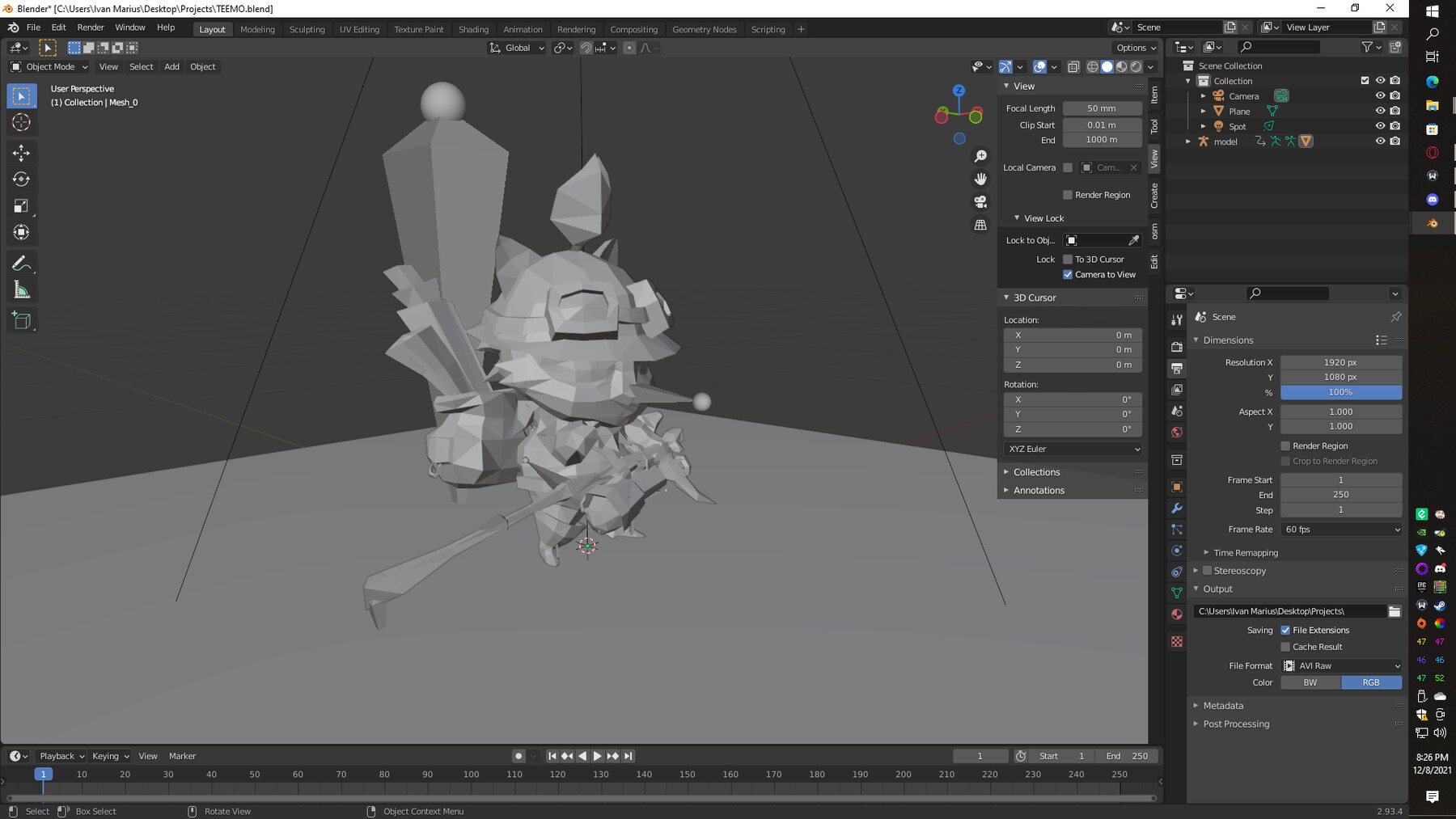 ArtStation - Teemo Character | Game Assets