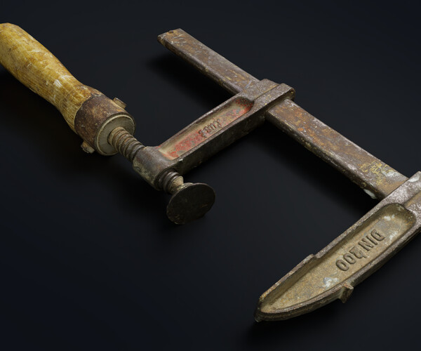ArtStation - Vintage clamp | Game Assets