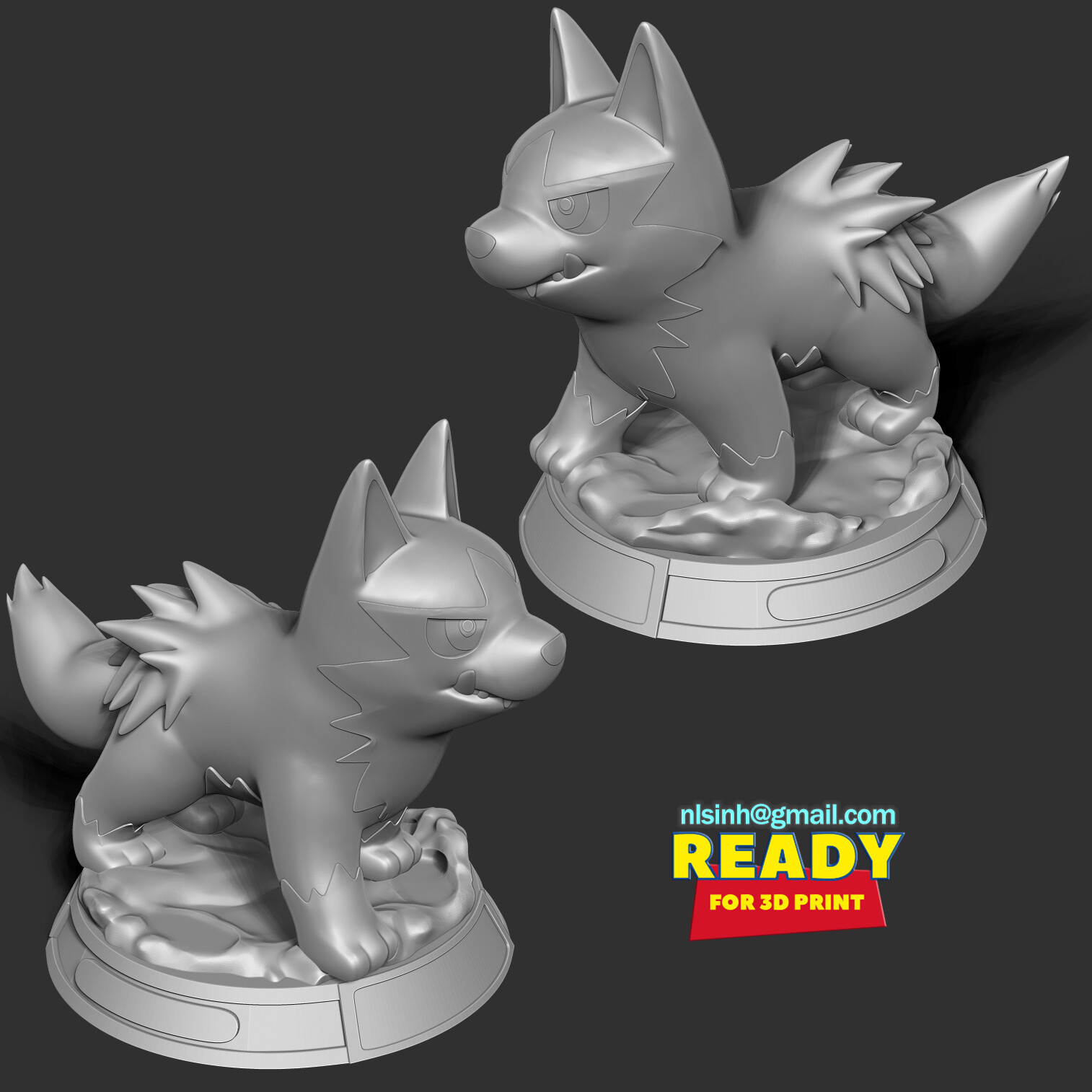 ArtStation - Poochyena - Pokemon Fanart | Resources