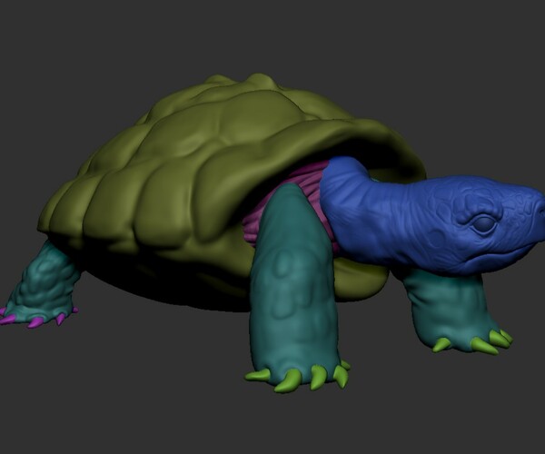 ArtStation - Turttle mesh | Resources