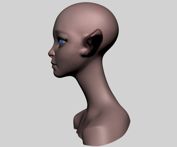 ArtStation - Stylized Elf Head | Resources