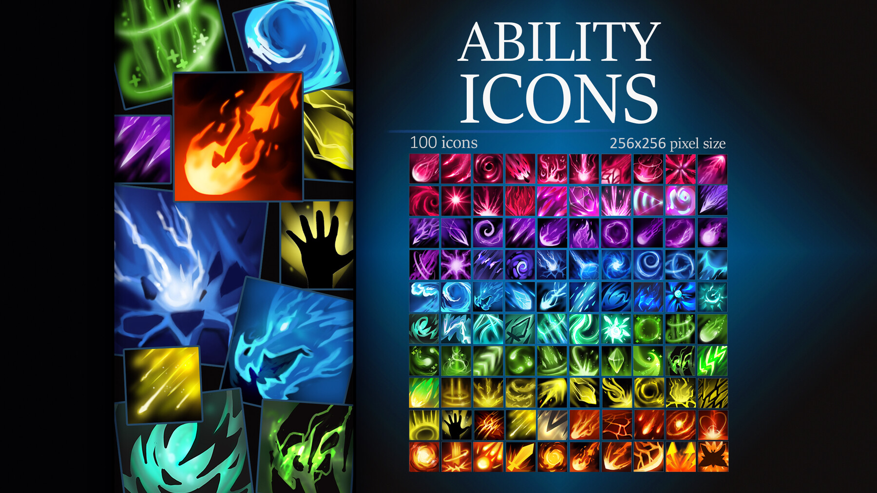 ArtStation - Ability Icons Pack | Game Assets