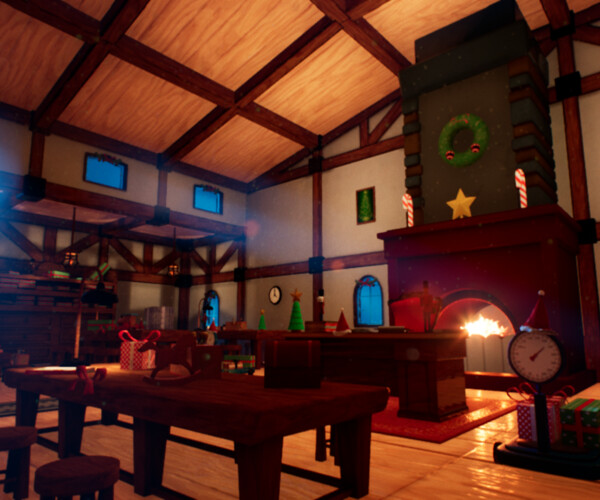 ArtStation - Christmas Workshop | Game Assets