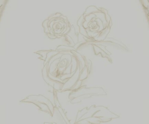 ArtStation - Framed Rose coloring page | Artworks